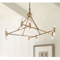 Safavieh Hegarty 36 in. Dia. Modern Glam Chandelier, Gold - Walmart.com