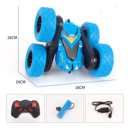 Xizioo light blue RC Car Double Sided 360° Rotating 4WD RC Car with ...