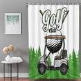 Bathroom Shower Curtain Golf Club Words Car Waterproof Shower Curtains ...
