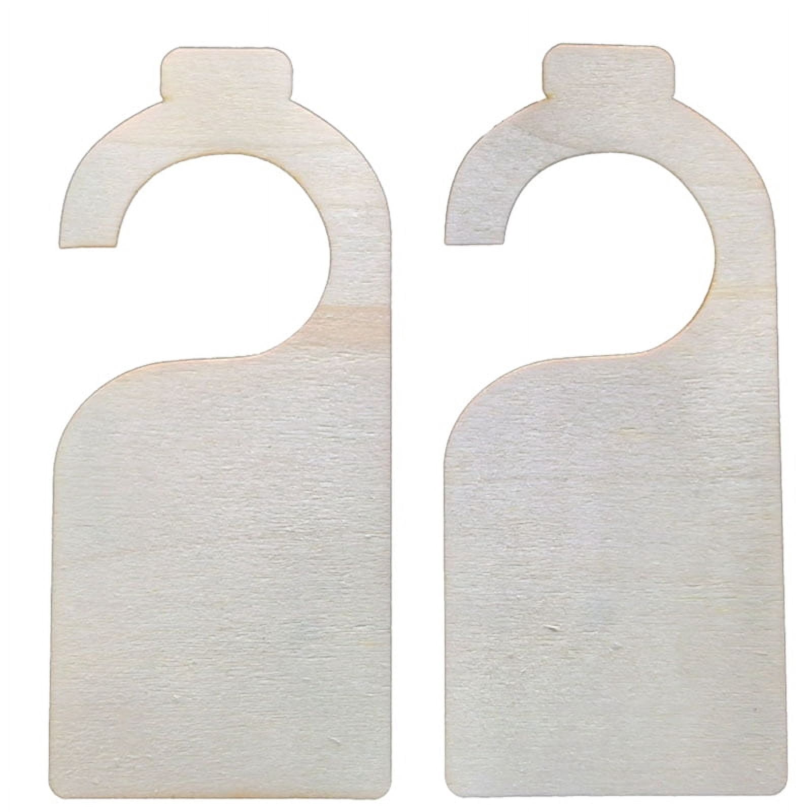 40 piezas de letreros de puerta de madera sin terminar, placa de madera ...