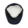 Levi's Men's Stretch Flat Top Navy Ivy Newsboy Hat with Sherpa Lining ...
