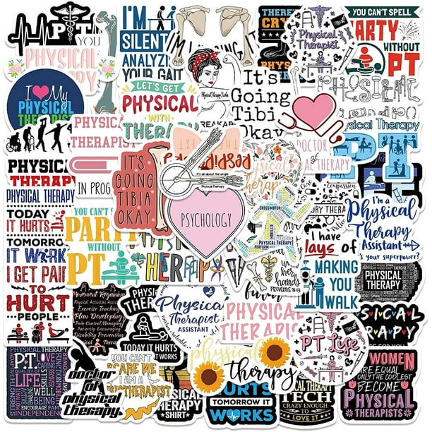 50 Packs Psychological Health Stickers Water Bottles Laptop Phone ...