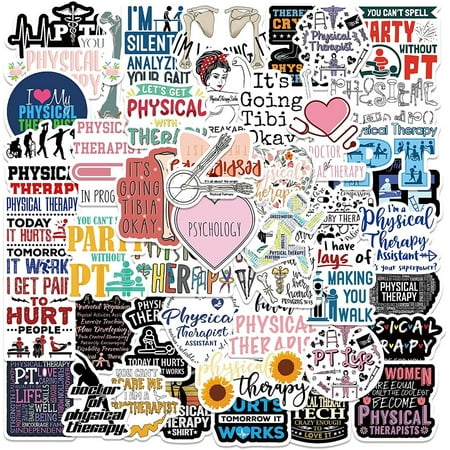 50 Packs Psychological Health Stickers Water Bottles Laptop Phone ...