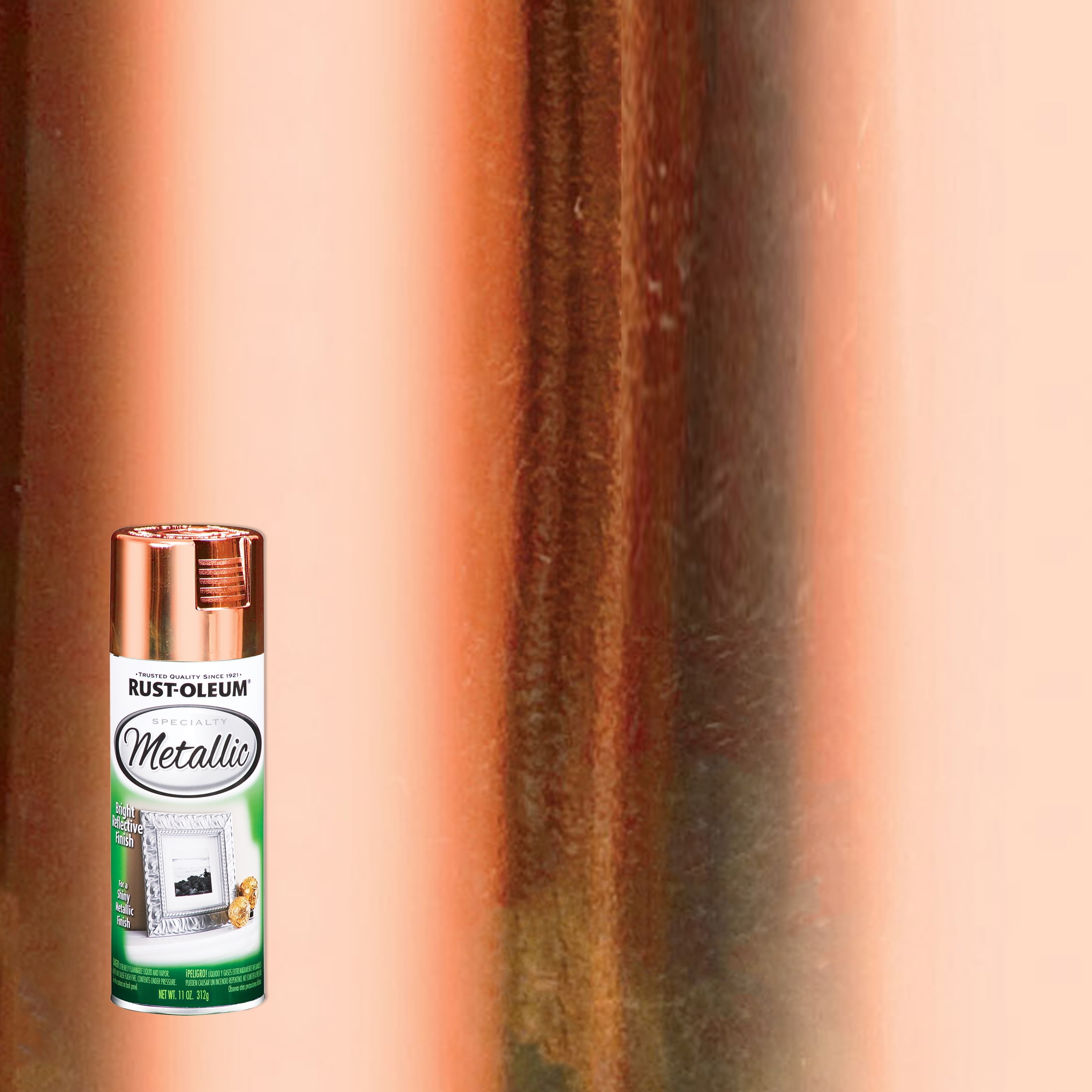 Copper, Rust-Oleum Specialty Metallic Spray Paint- 11 oz, 6 Pack ...