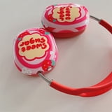 Sugar Pink AirPods Max Cartoon Case, AirPods Max Silicone Cover for ...