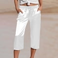 ANINEO Women Everyday Casual Pants With Slim Fit Mid Rise Design ...