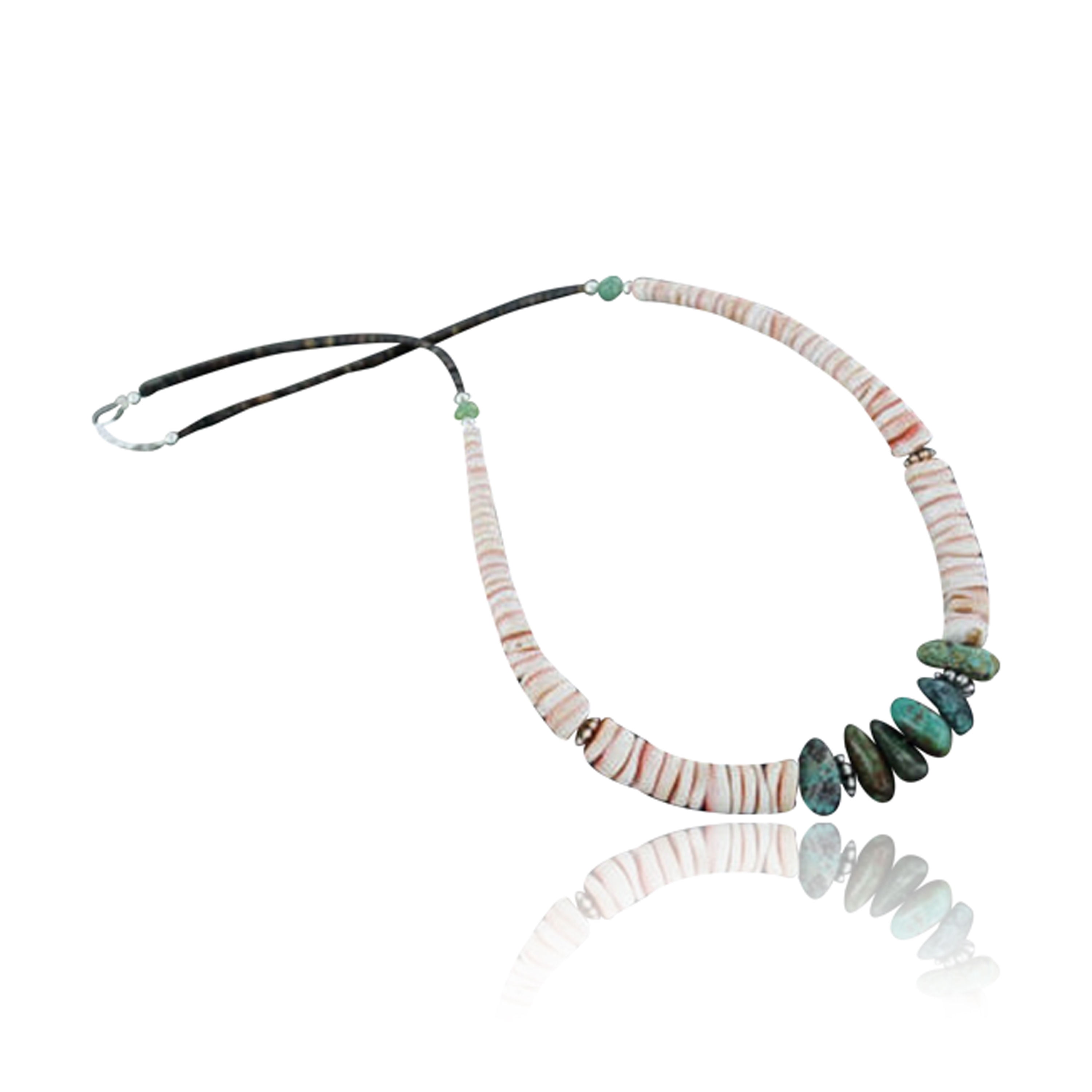 Certified Authentic Navajo .925 Sterling Silver Graduated Melon Shell ...