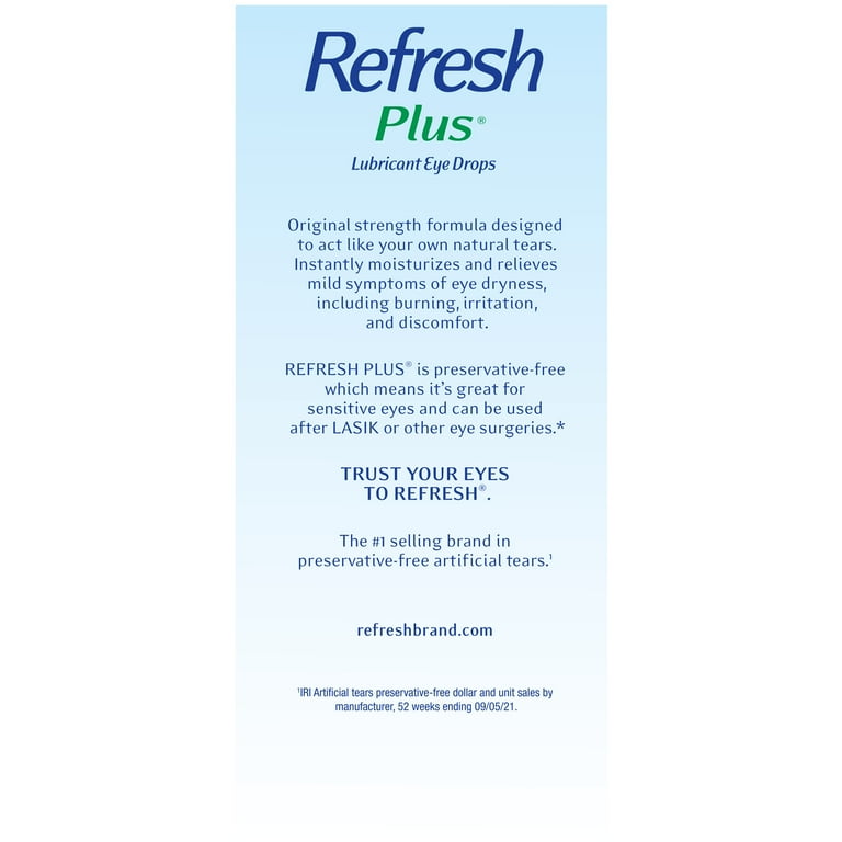 Allergan Refresh Plus Lubricant Eye Drops