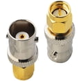 BNC Female Jack to SMA Male Plug RF Coaxial Adapter Connector: TV ...