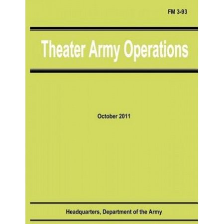 Theater Army Operations (FM 3-93) | Walmart Canada