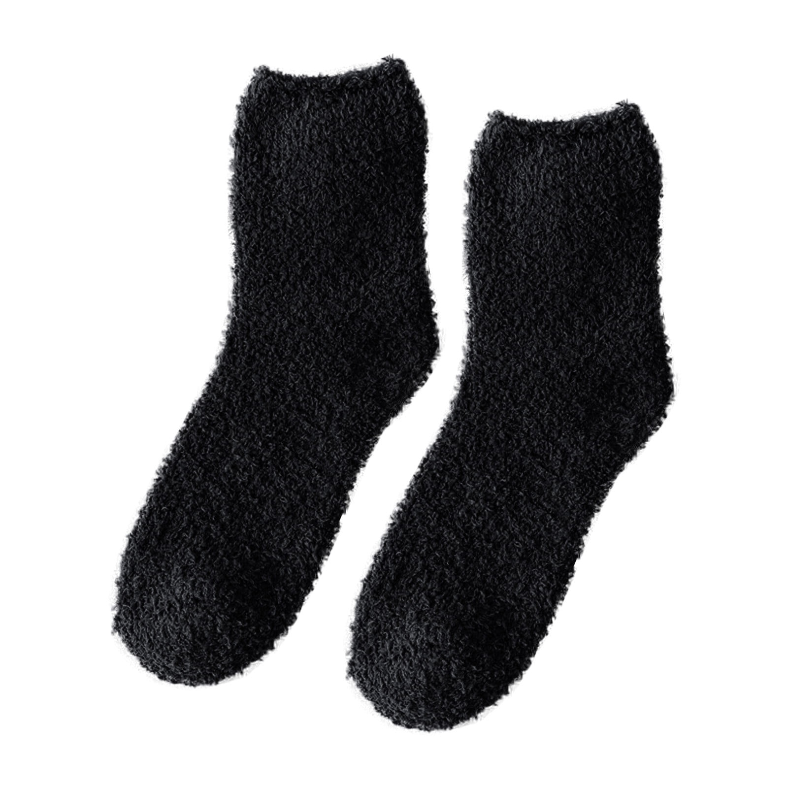 Click here for Mifelio Fuzzy Socks For Women With Thicker Solid S... prices