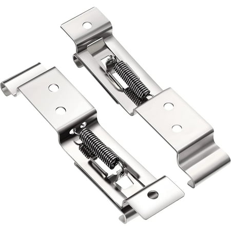 Trailer License Plate Clips 2 Stainless Steel Spring Loaded License ...