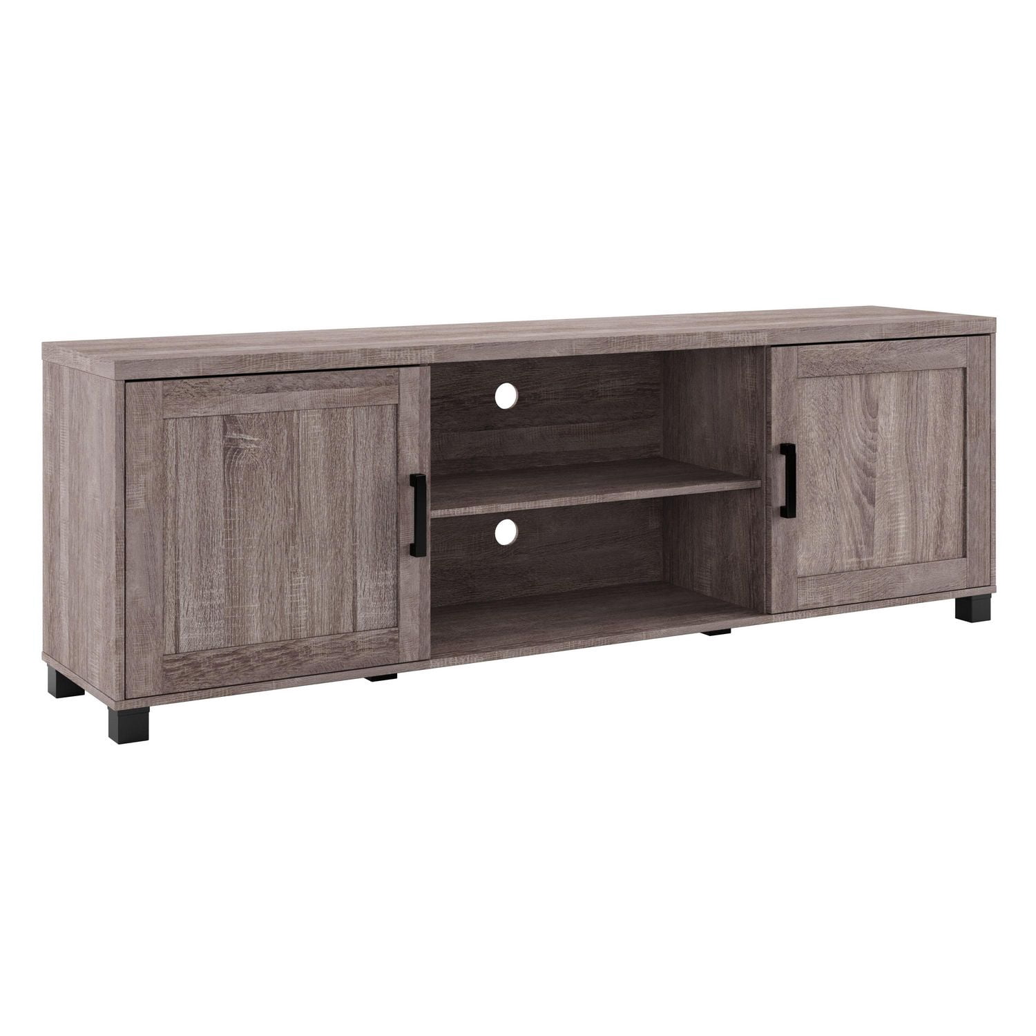 Virlomi TV Stand with Open and Closed Storage for TVs up to 85 ...