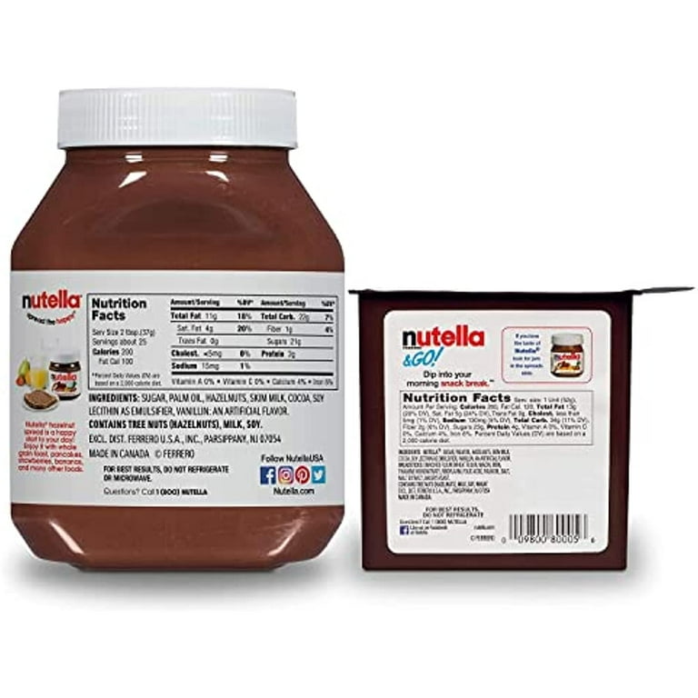 Nutella To Go Nutrition Facts