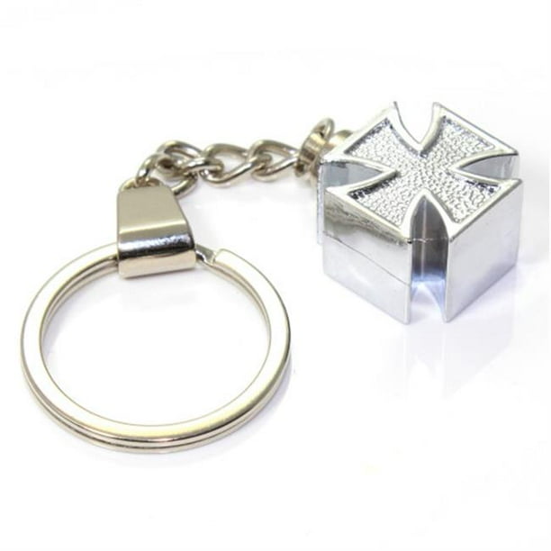 SmallAutoParts Chrome Iron Cross Keychain - Walmart.ca