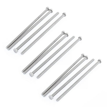 M6 X 150mm Fully Threaded Stainless Steel Hex Head Screw Bolt 4 Pcs - Walmart.ca