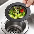 2 Pcs Black Stainless Steel Mesh Sink Drain Strainer,2.83" Top / 1.65 ...