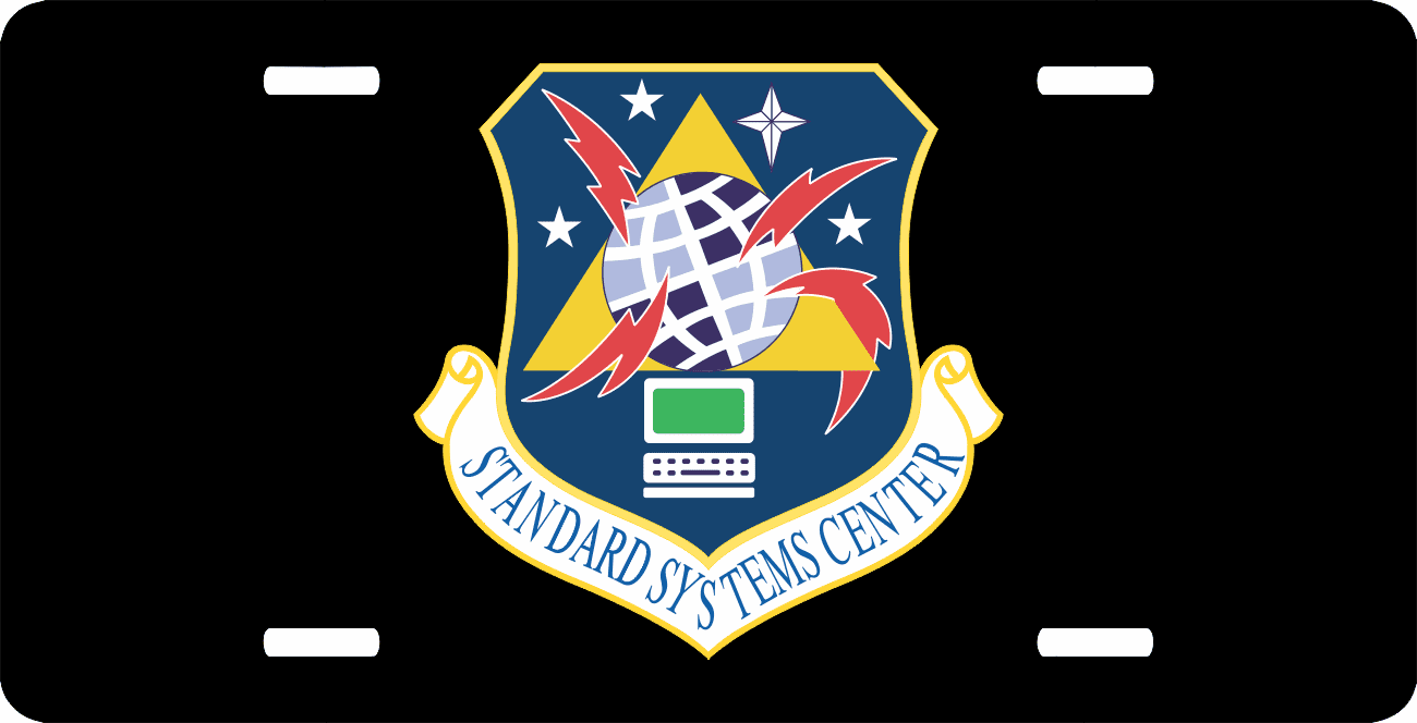 U.S. Air Force Standard System Center License Plate - Walmart.com
