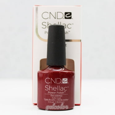 CND - Shellac Nail Polish Dark Lava, 0.25 oz - Walmart.com
