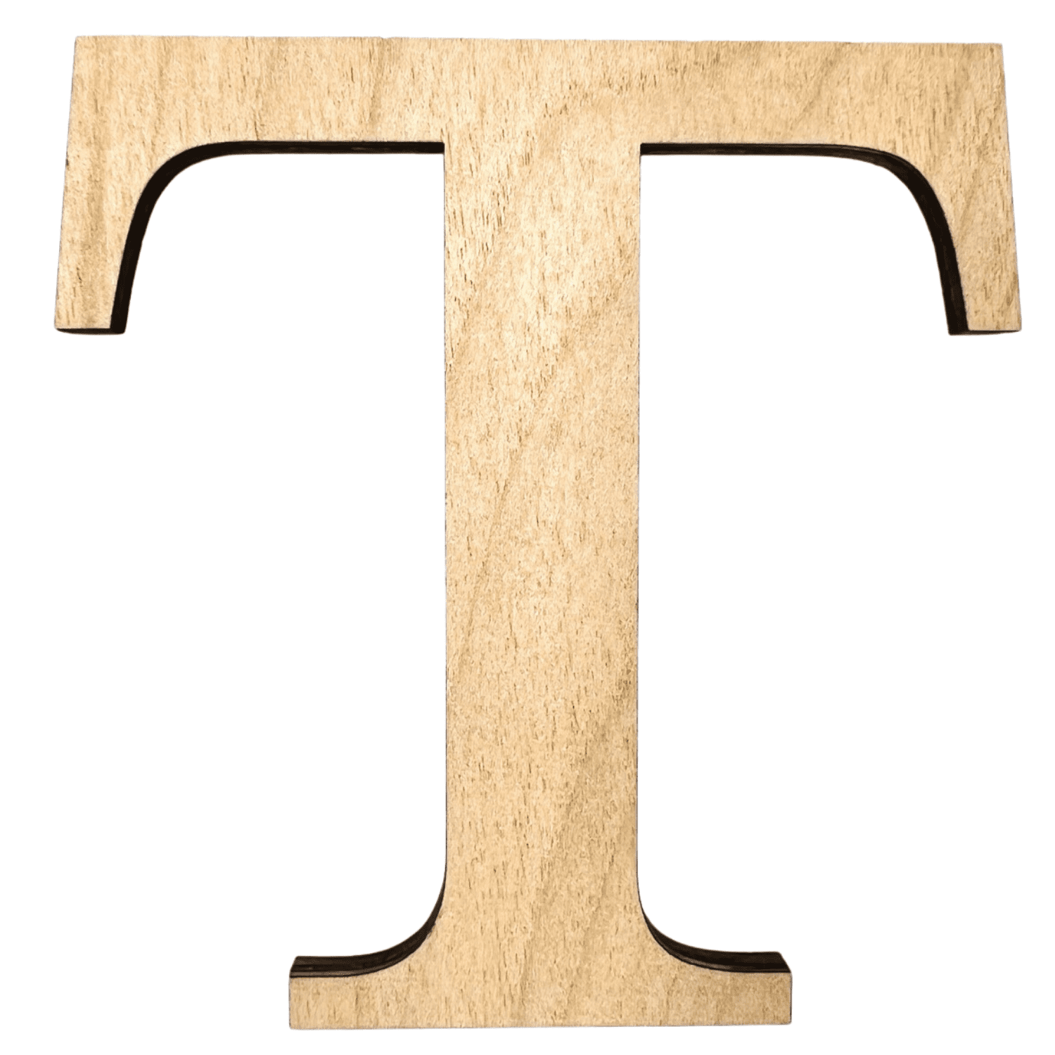 5" Tall Birch Letter T | 1/4" Thick Birch Plywood| Krafty Supply ...