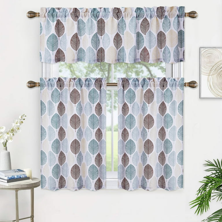 Teal Kitchen Curtains