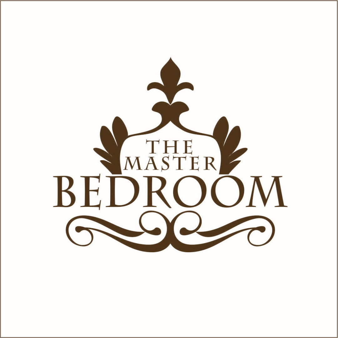 The Master Bedroom Vinyl Sticker - Large - Brown - Walmart.com