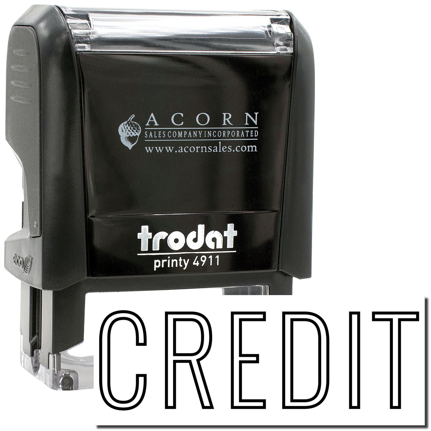 Self-Inking Credit Outline Stamp, Trodat Printy 4911, Press and Print ...