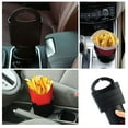Car Cup Holder Organizer -3-In-1 French Frying Pan Holder, Sauce Holder ...