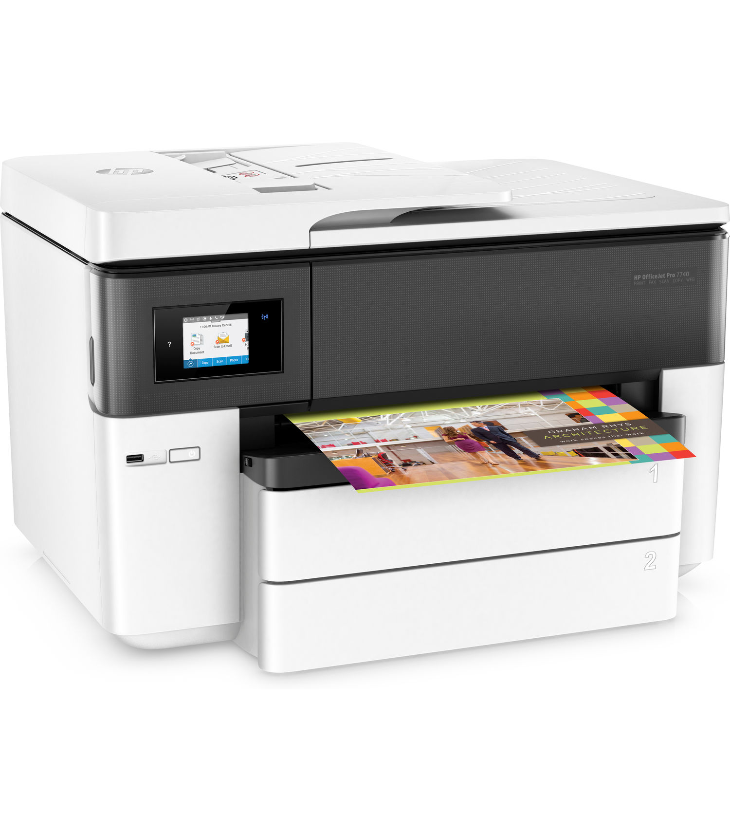 HP OfficeJet Pro 7740 Wide Format All in One Printer With Mobile HP OfficeJet Pro 7740 Wide Format All in One Printer With Mobile