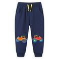 YOPTOP Kids Toddler Boys Cartoon Pants Elastic Waist Joggers Pants ...