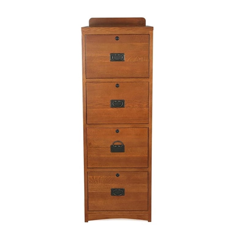 Oak 4 Drawer Wood File Cabinet Edwardian Oak 4 Drawer Filing Cabinet
