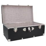 "Seward Essential 30"" Lockable Storage Chest Trunk for Dorm Room ...