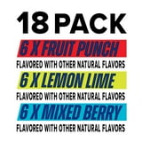 Great Value Hydration Drink Fruit Punch Lemon Lime Mixed Berry 12 fl oz 18 Bottles - Walmart.com
