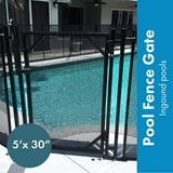 WaterWarden 5' x 30" Pool Safety Gate, Self-Closing, UL Certified to ...