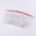 200pcs Plastic Zip Lock Bags Resealable Packaging Bags Top Seal ...
