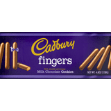Cadbury Dairy Milk Chocolate Finger Cookies Biscuits, 4.88 Oz ...