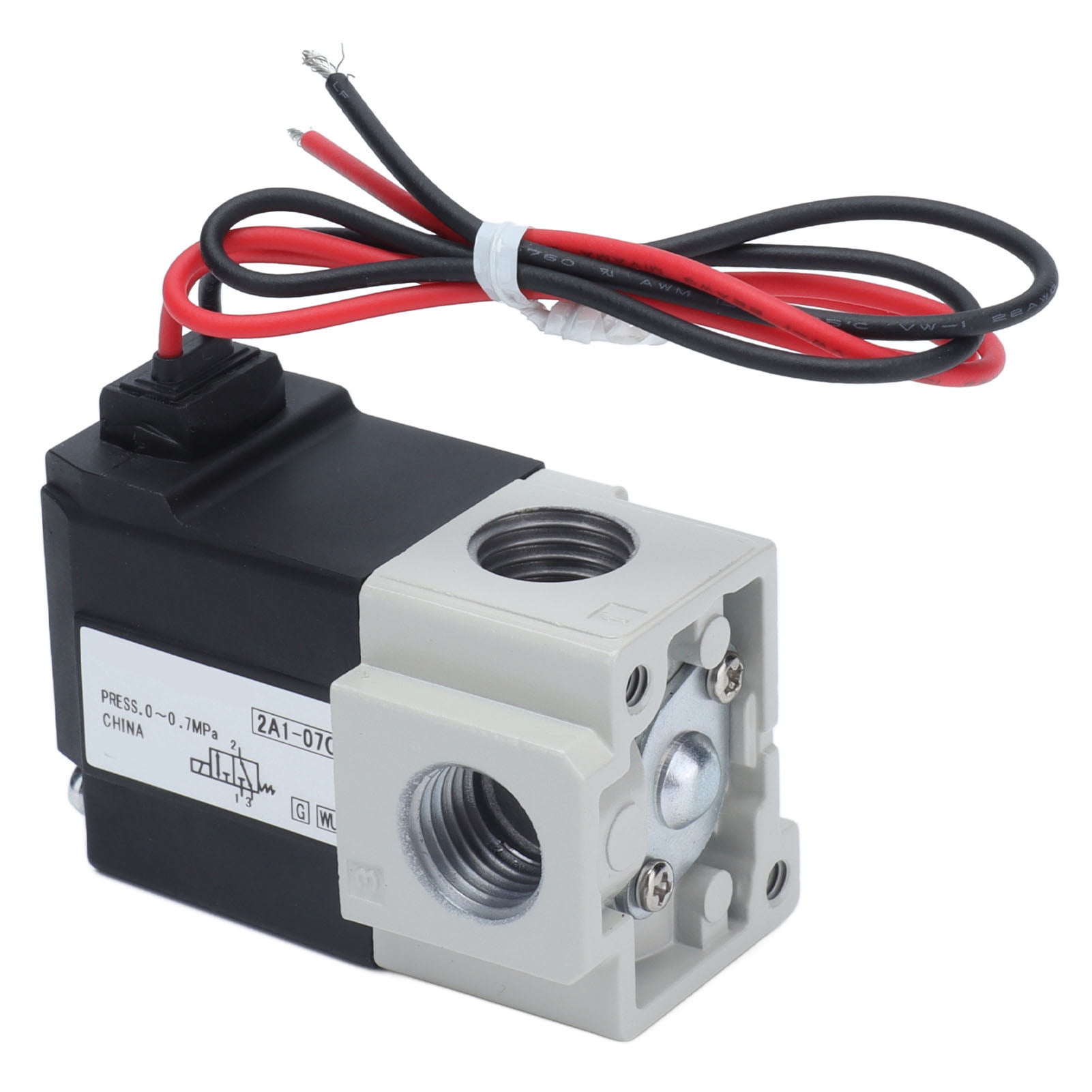 Válvula solenoide neumática, válvula solenoide neumática G1/4 Válvula ...