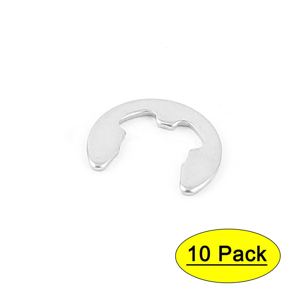 10pcs 304 Stainless Steel Fastener External Retaining Ring E-Clip ...