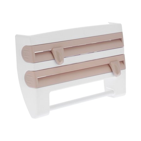 VGEBY Plastic Wrap Rack,Plastic Wrap Storage Rack Cling Film Dispenser ...