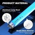 T8 F1515W U/V BL CFL Compact Light Bulb, Replacement Straight Tube for ...