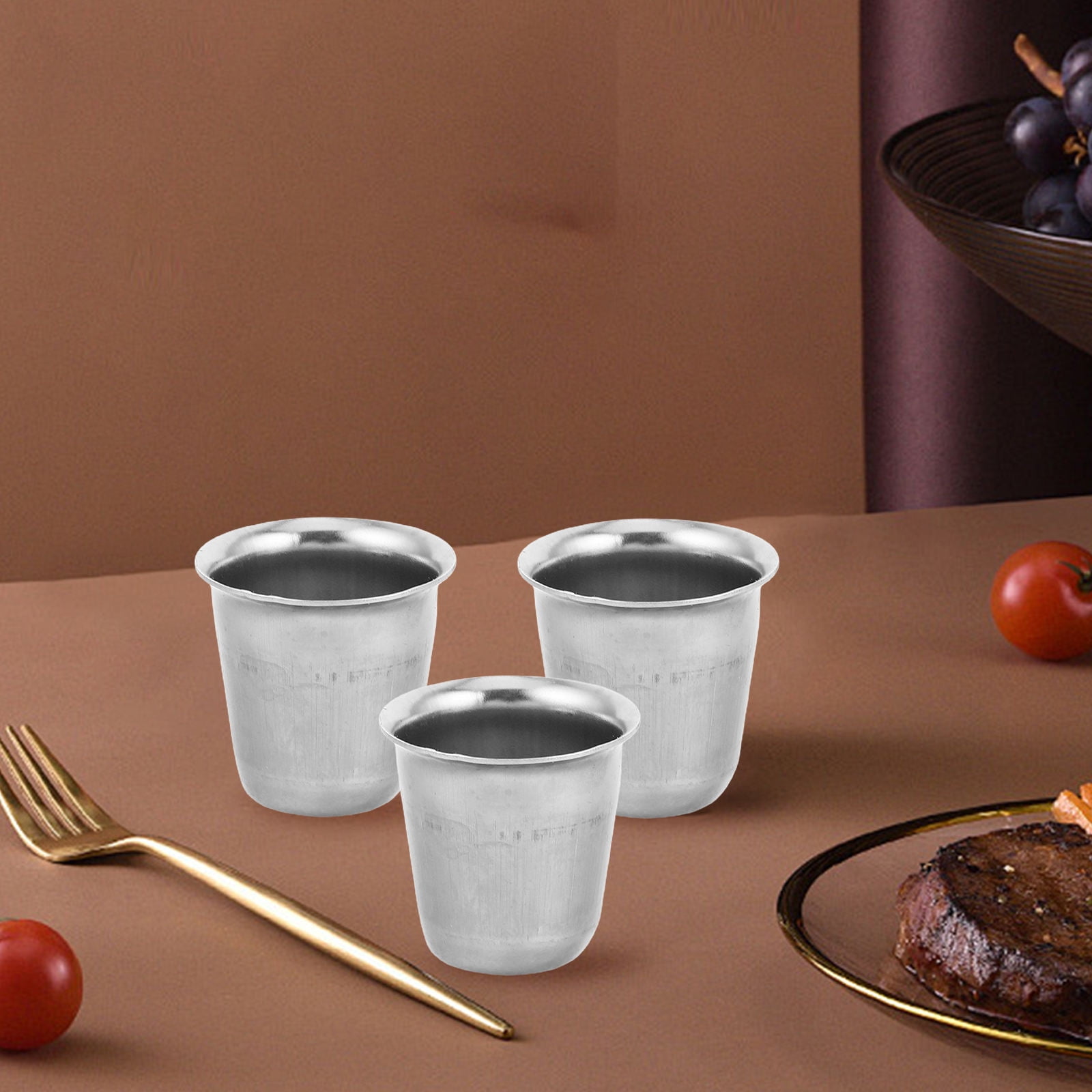 Click here for Phenofice 5pcs Small Chalice Cup Silver Color Mult... prices