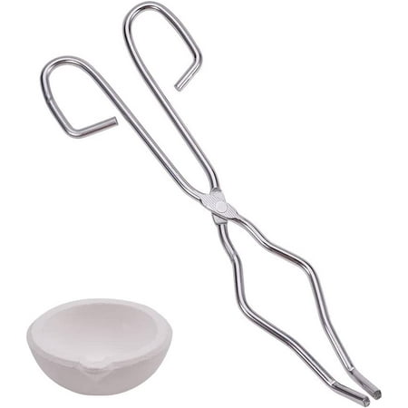 Melting Ceramic Crucible Dish Cup Set, 1 Set Smelting Gold Furnace Kit ...