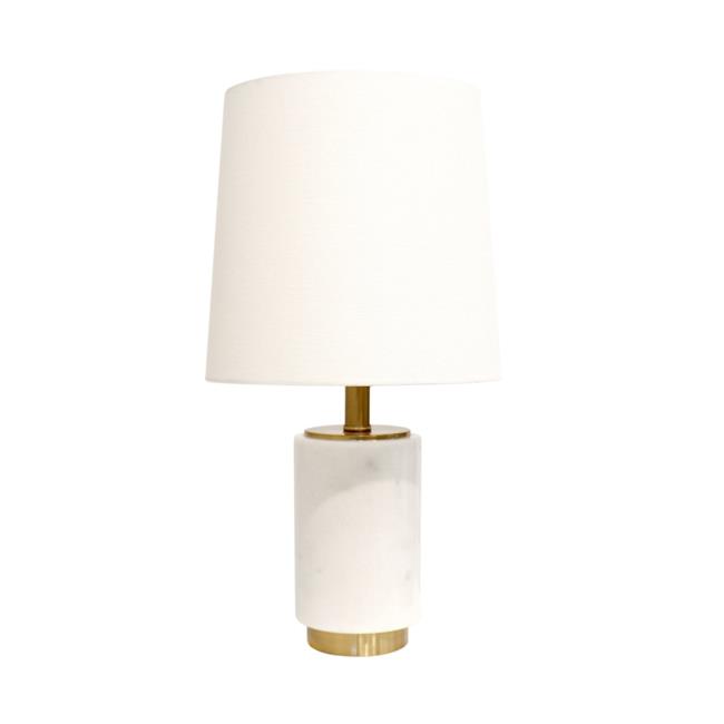 Pasargad Home PMT-29135 22 in. Modern Marble Pillar Leon Table Lamp ...