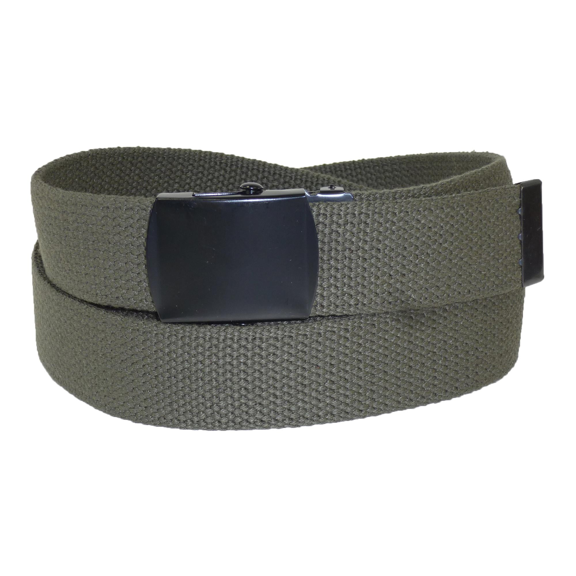 Click here for Ctm Fabric Adjustable Belt With Black Buckle (Mens... prices