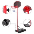 Ktaxon Adjustable Basketball Hoop, Indoor Youth Stand with Wheels & Rim ...
