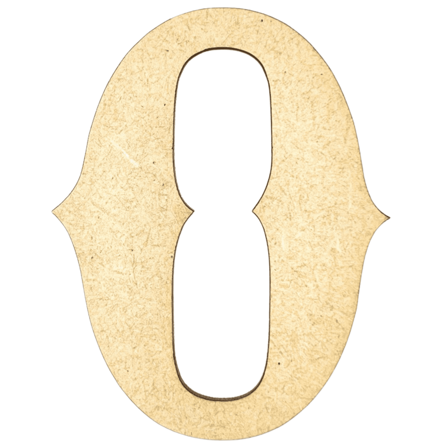 Krafty Supply 3" Tall MDF Letter 0 |1/4" Thick | Western Railroad ...