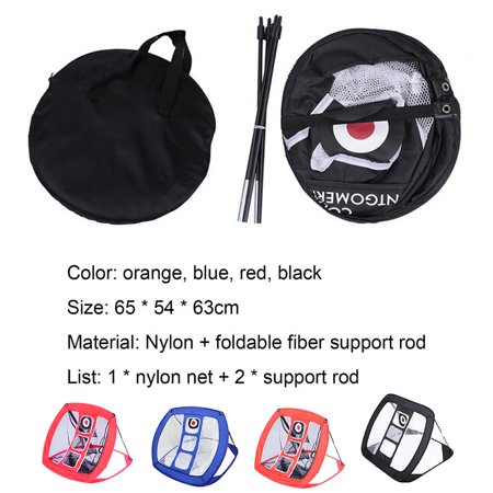 Golf Training Net Folding Lawns Backyard Train Aids Reusable Set ...