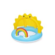 Bluescape Pink Unicorn Shade Inflatable Baby Splash Pool with Canopy ...