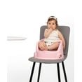 Dream Gro Toddler Feeding Booster Seat, Unisex, Pink Elephants ...