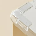 Clear Set Of Four L-Shaped Clear Corner Protectors Made Of Soft ...